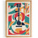 Colorful Geometric Guitar Art Print – HypeSheriff