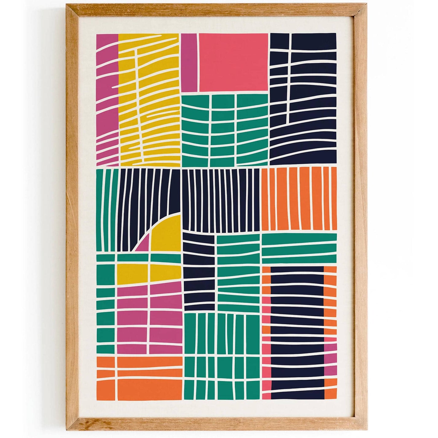 Colorful Cut Outs Geometric Print – HypeSheriff