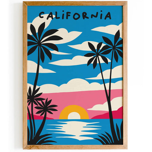California Sunshine Landscape Wall Art – HypeSheriff