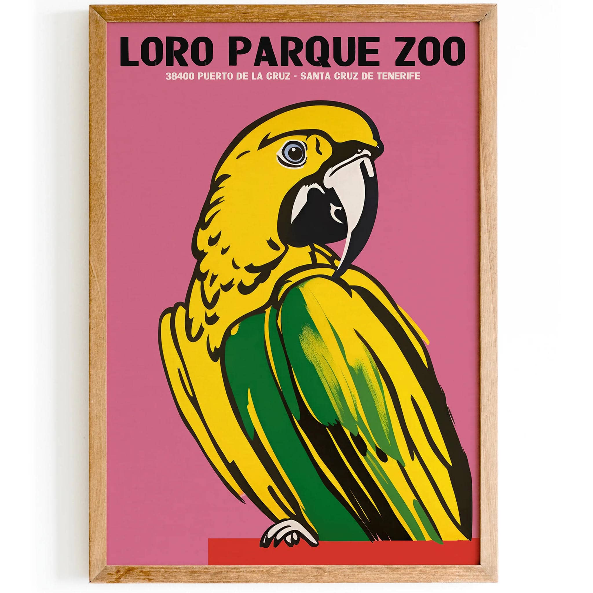 Loro Parque Zoo Retro Parrot Poster – HypeSheriff