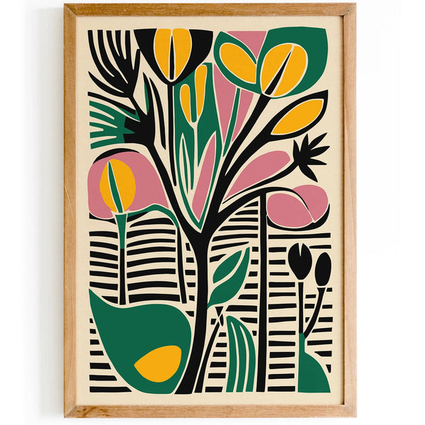 Cut Outs Abstract Art Print – HypeSheriff