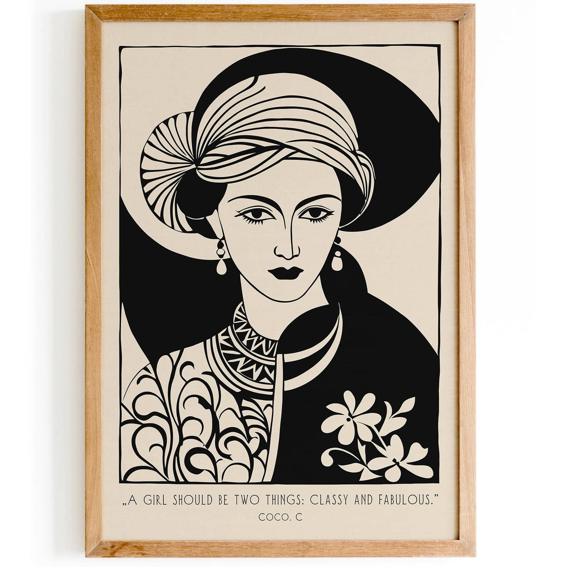 Coco C. Fashion Icon Quote Poster – HypeSheriff