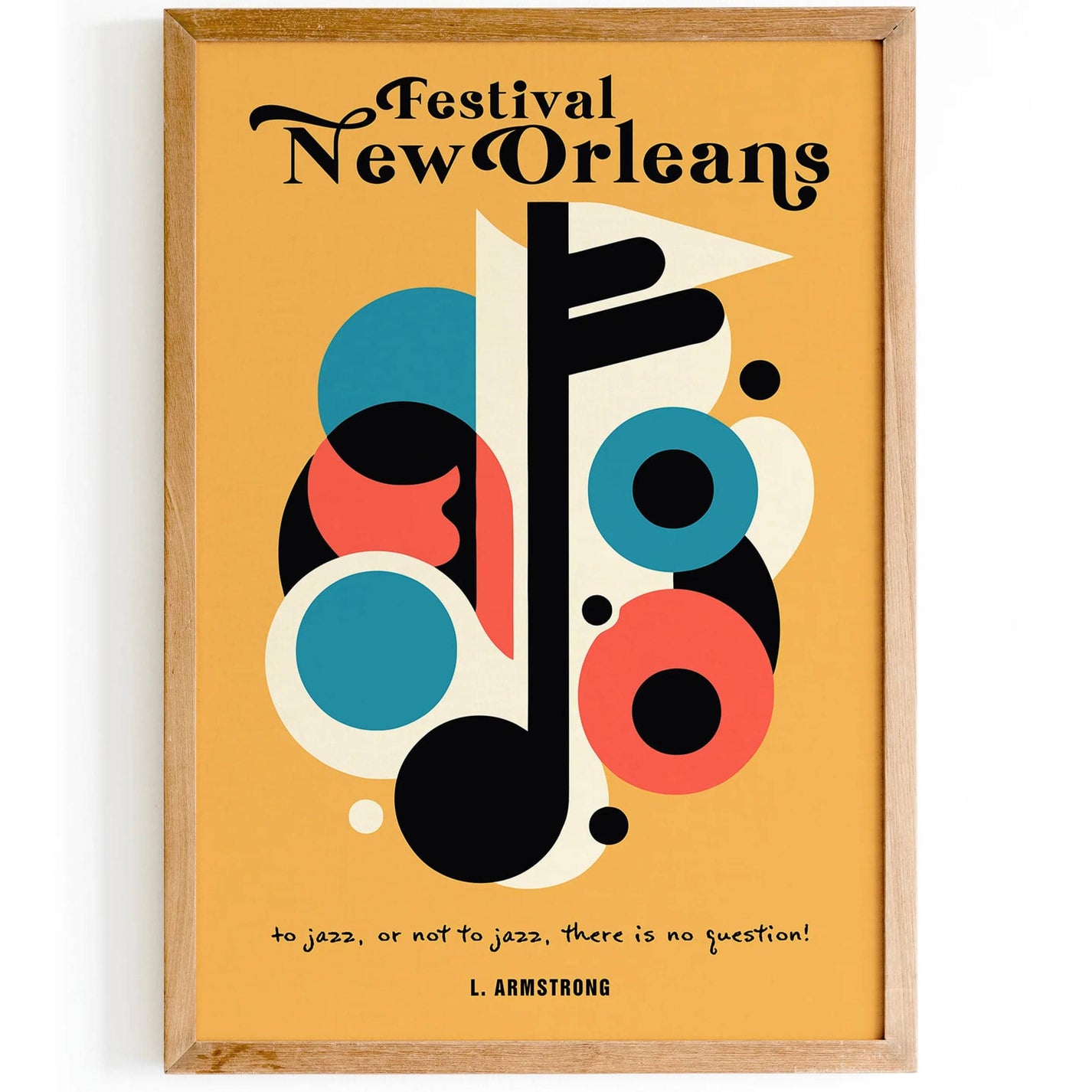 Yellow New Orleans Music Poster – HypeSheriff