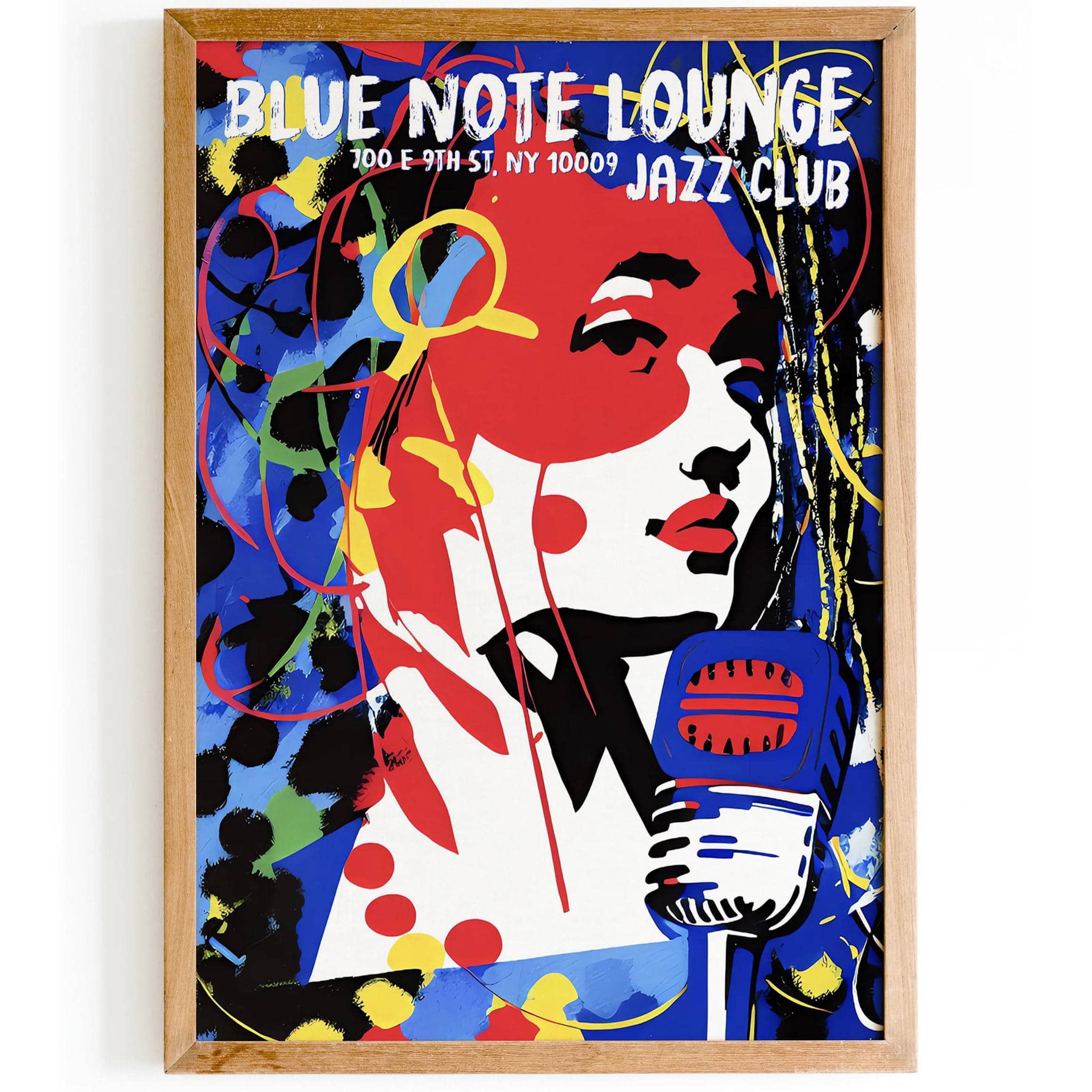 Blue Note Lounge NYC Jazz Club Retro Poster – HypeSheriff