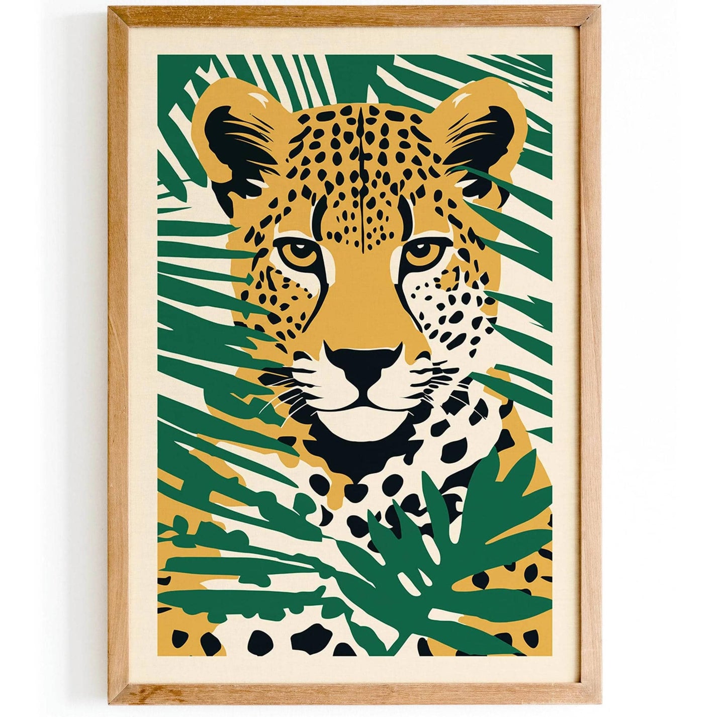 Jungle Retro Cheetah Poster – HypeSheriff