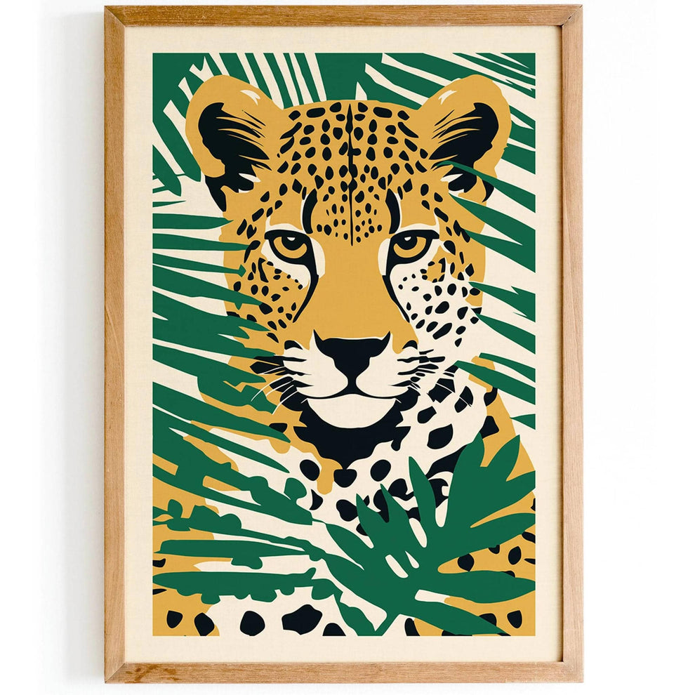 Jungle Retro Cheetah Poster – HypeSheriff