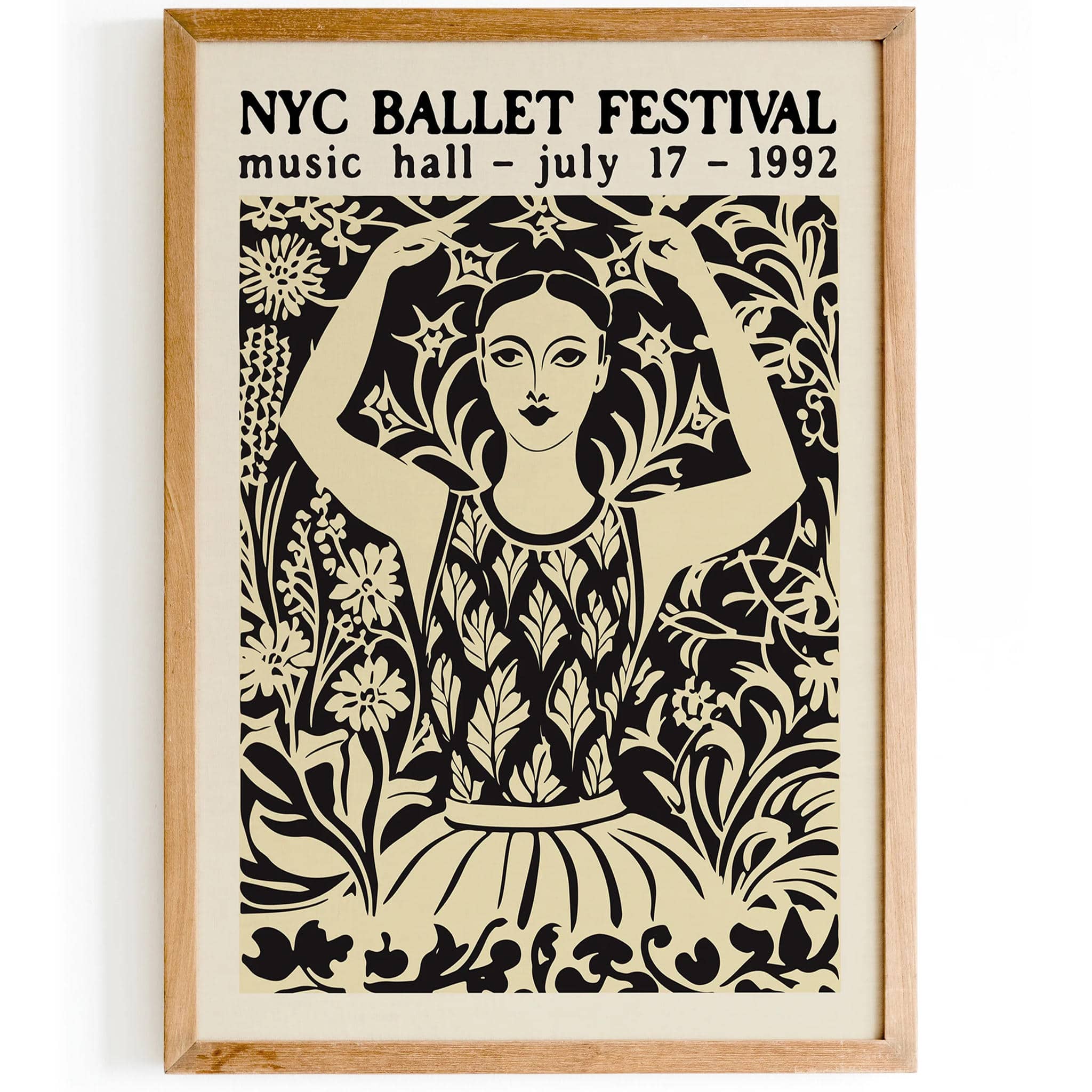 NYC Ballet Festival Linocut Poster – HypeSheriff