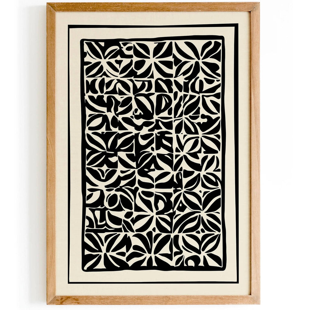 Abstraction Noire Poster – HypeSheriff