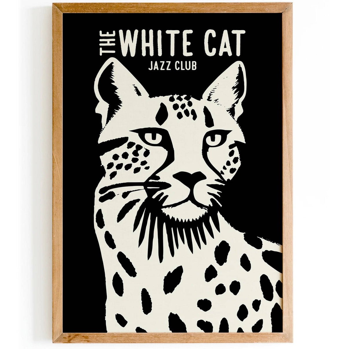 The White Cat Jazz Music Art Print – HypeSheriff