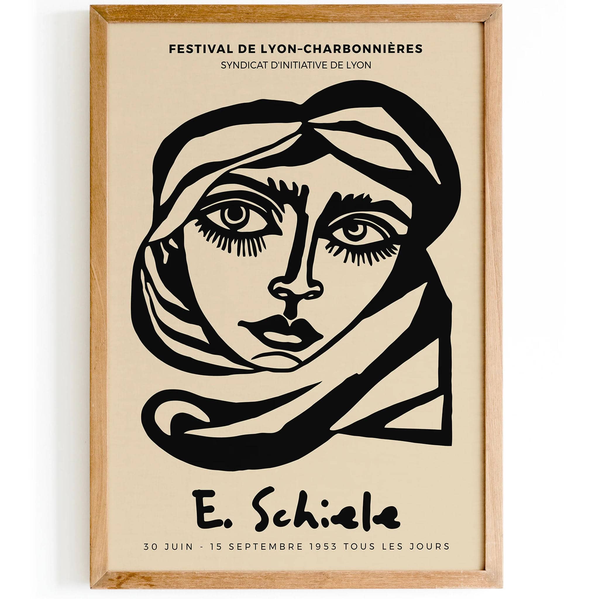 Egon Schiele Girl Face Poster – HypeSheriff