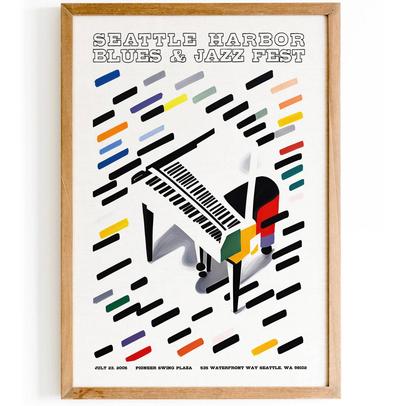 2005 Seattle Harbor Blues & Jazz Fest Poster – HypeSheriff