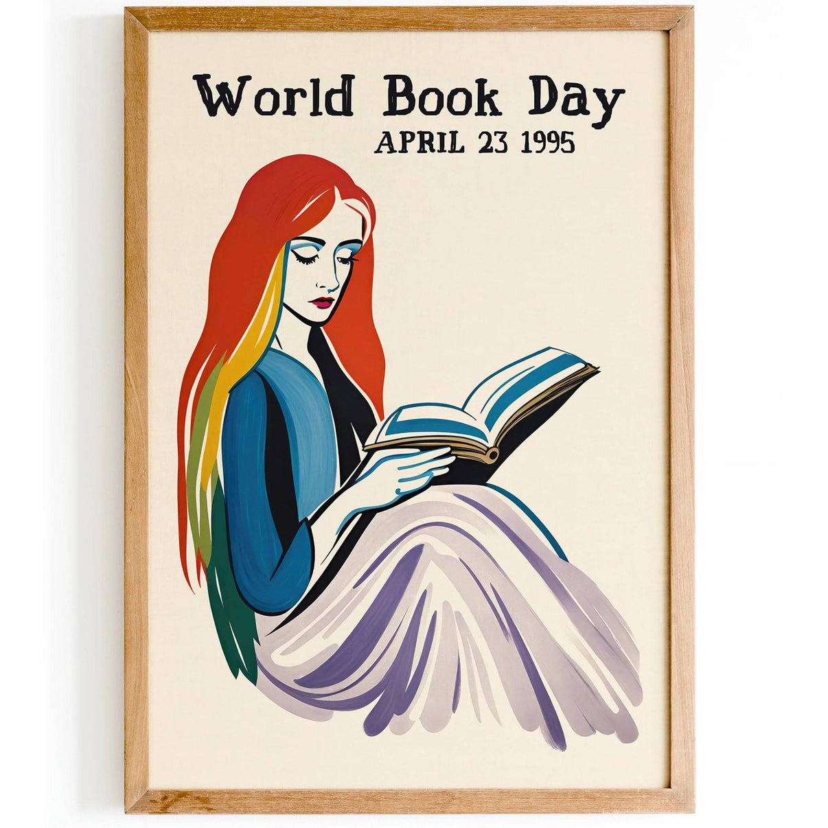 World Book Day 1995 Wall Art Poster – HypeSheriff