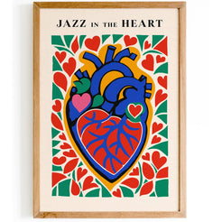 Jazz in the Heart Music Poster – HypeSheriff