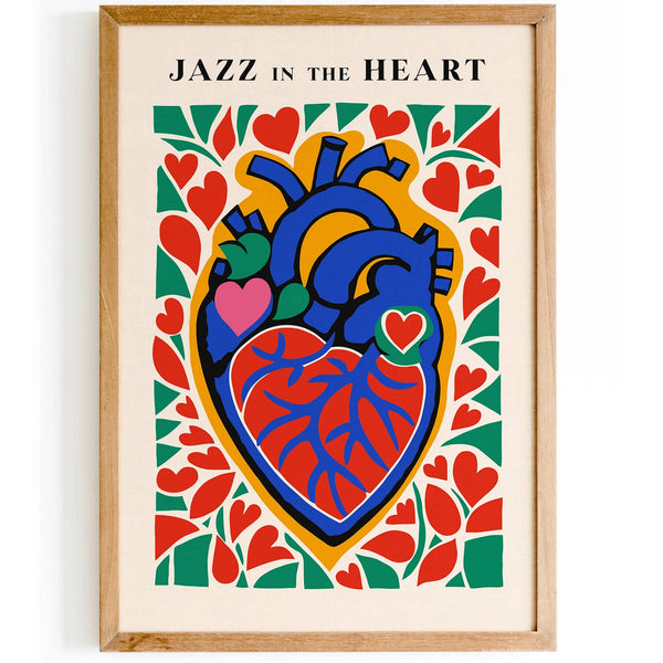 Jazz in the Heart Music Poster – HypeSheriff