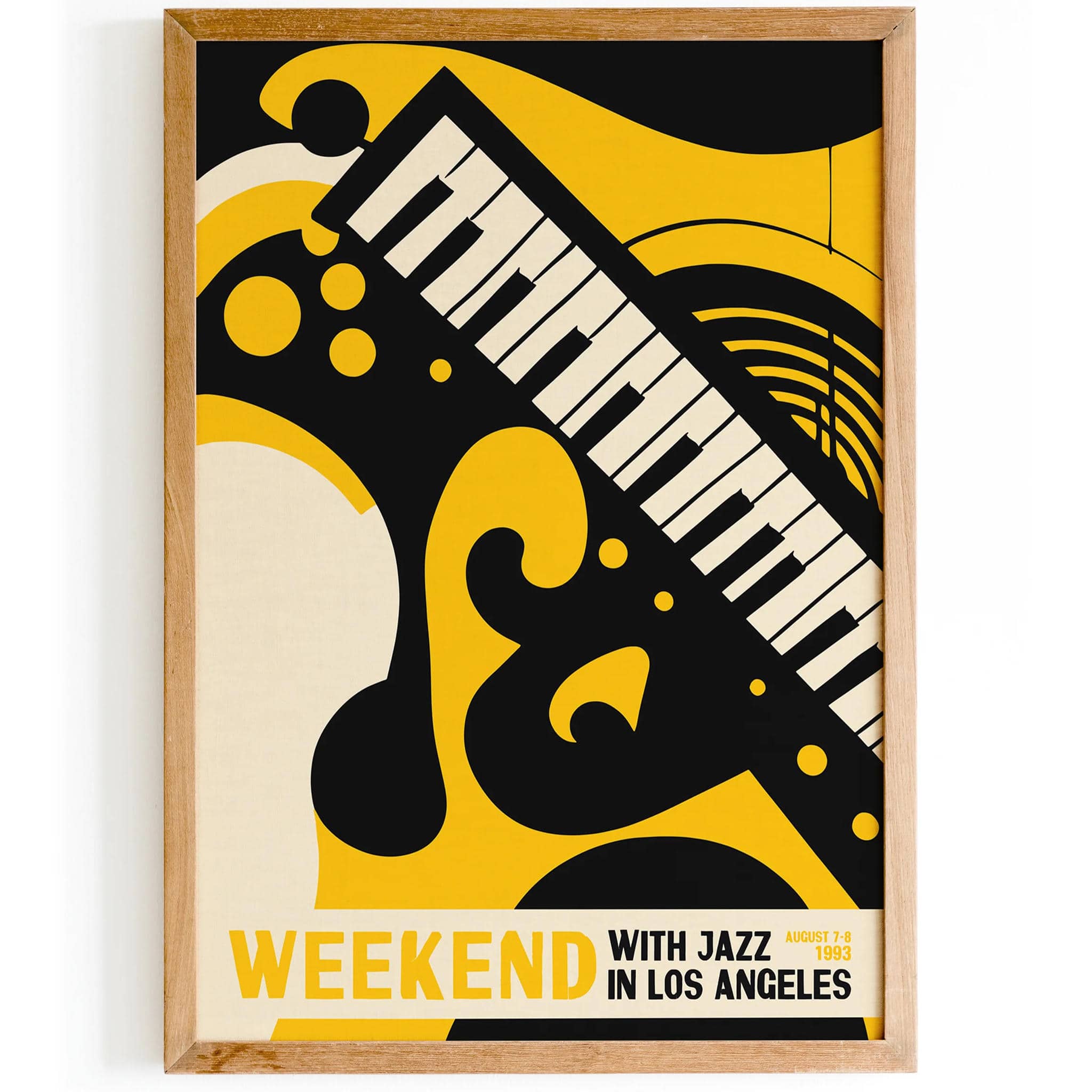 1993 Weekend With Jazz Vintage Poster – HypeSheriff