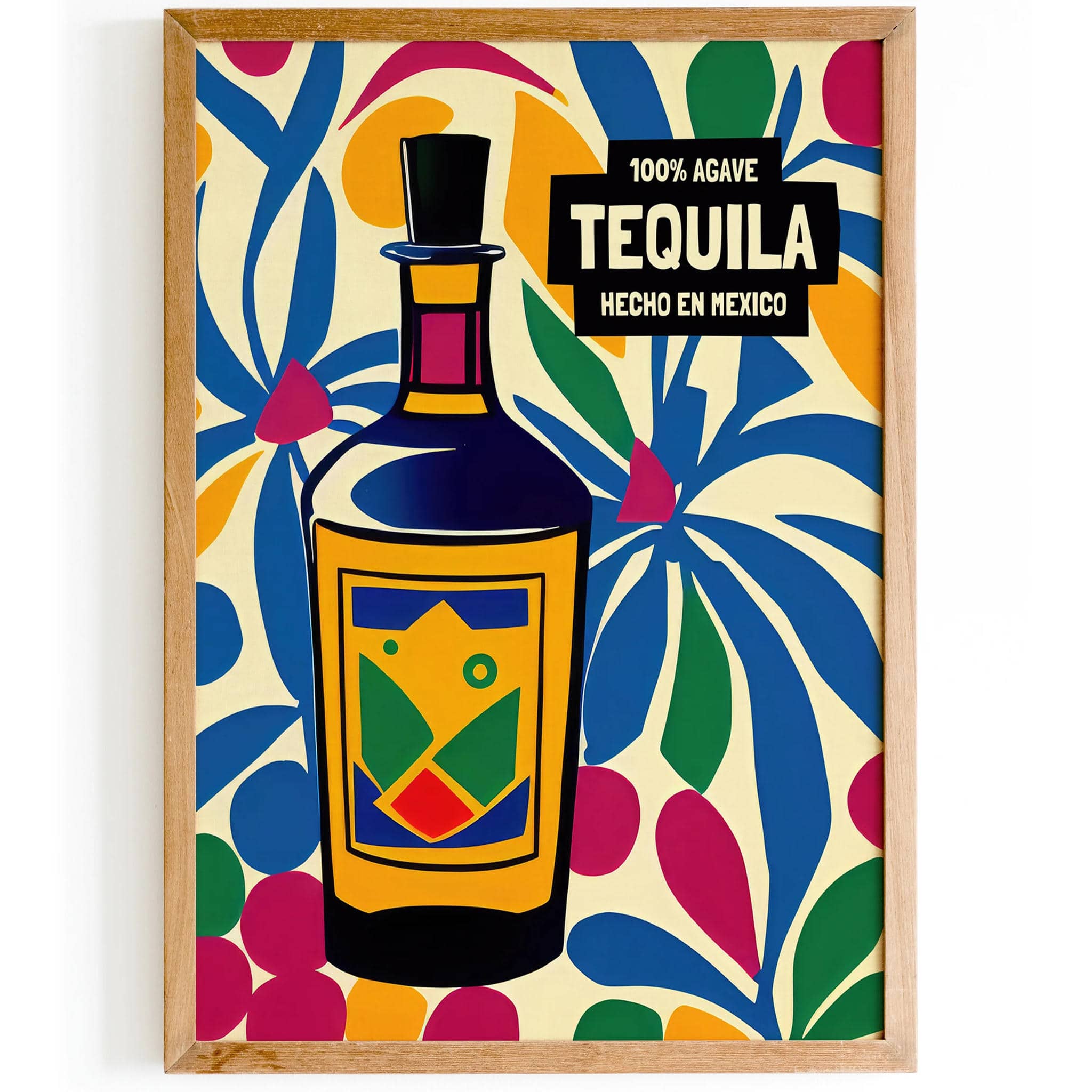 Original Tequila Retro Poster – HypeSheriff
