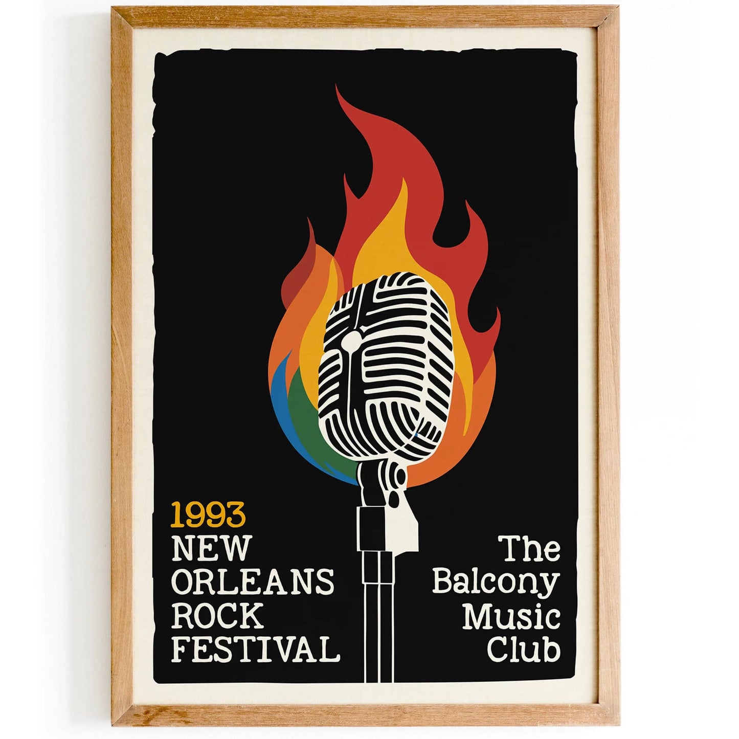 New Orleans Rock Festival 1993 Poster – HypeSheriff