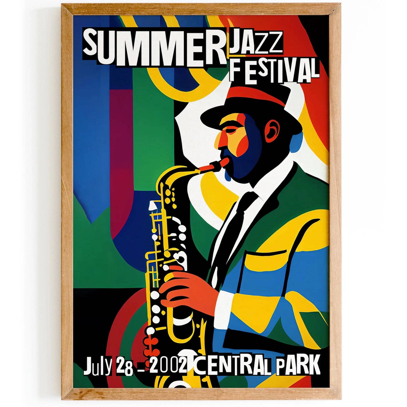 Summer Jazz Festival NYC Retro Poster – HypeSheriff