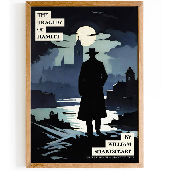 The Tragedy of Hamlet Retro Theater Poster – HypeSheriff