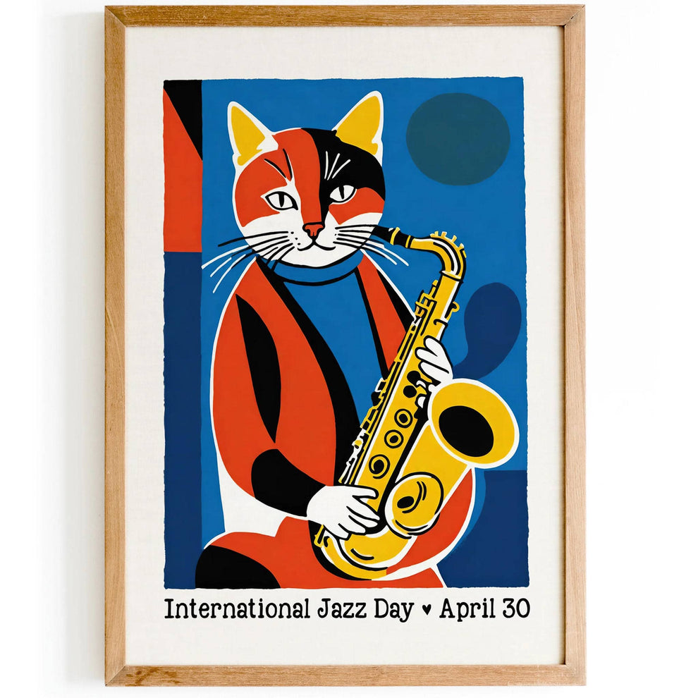 International Jazz Day - Cat Poster – HypeSheriff