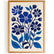 Blue Flowers Modern Aesthetic Wall Art – HypeSheriff