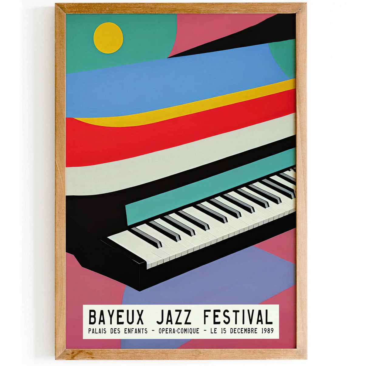 Retro Colorful Jazz Festival Art Print – HypeSheriff