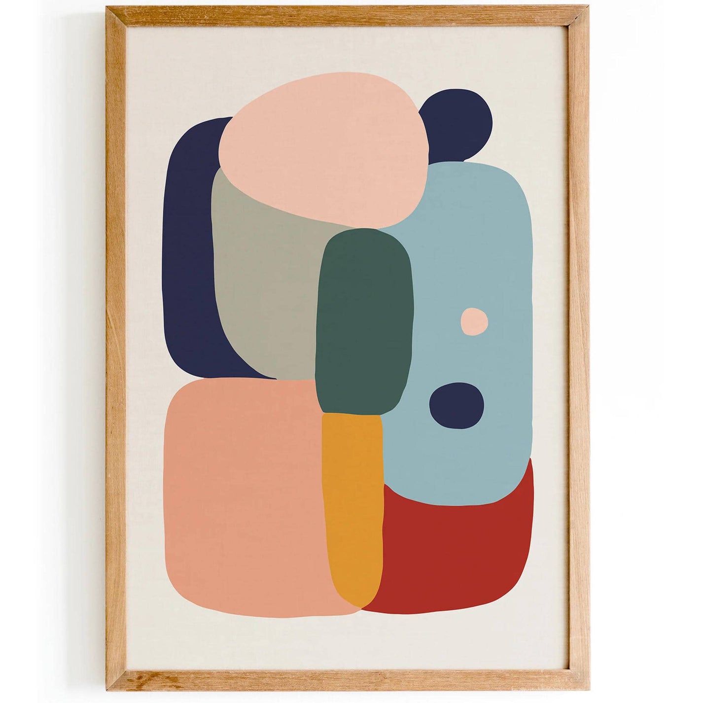 Retro Colorblocks Art Print – HypeSheriff