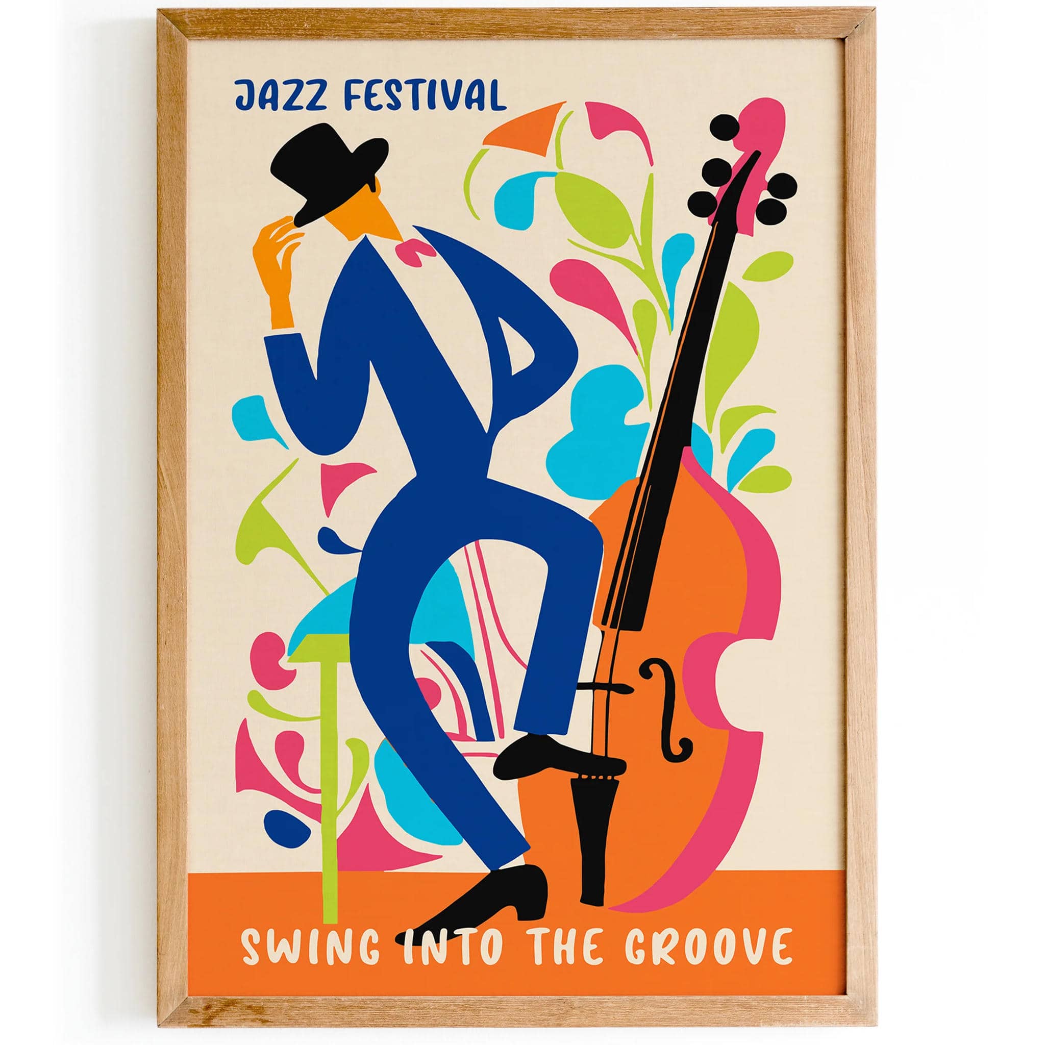 Jazz Festival Colorful Music Poster – HypeSheriff