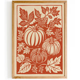 Pumpkin Farm Linocut Wall Art Print – HypeSheriff