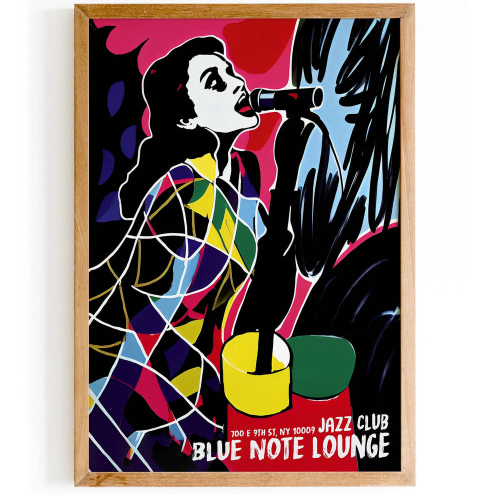 Blue Note Lounge Jazz Club Poster – HypeSheriff