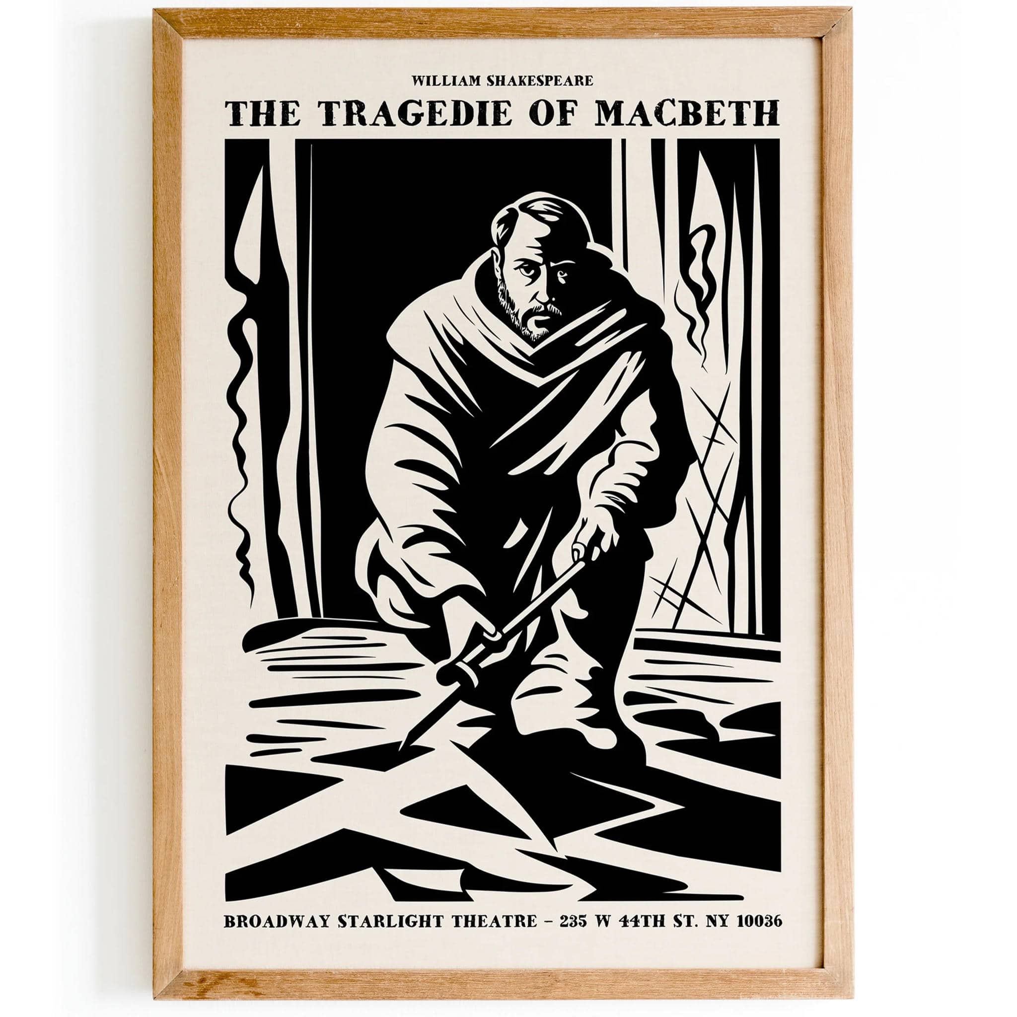 Macbeth Shakespeare NYC Theater Poster – HypeSheriff