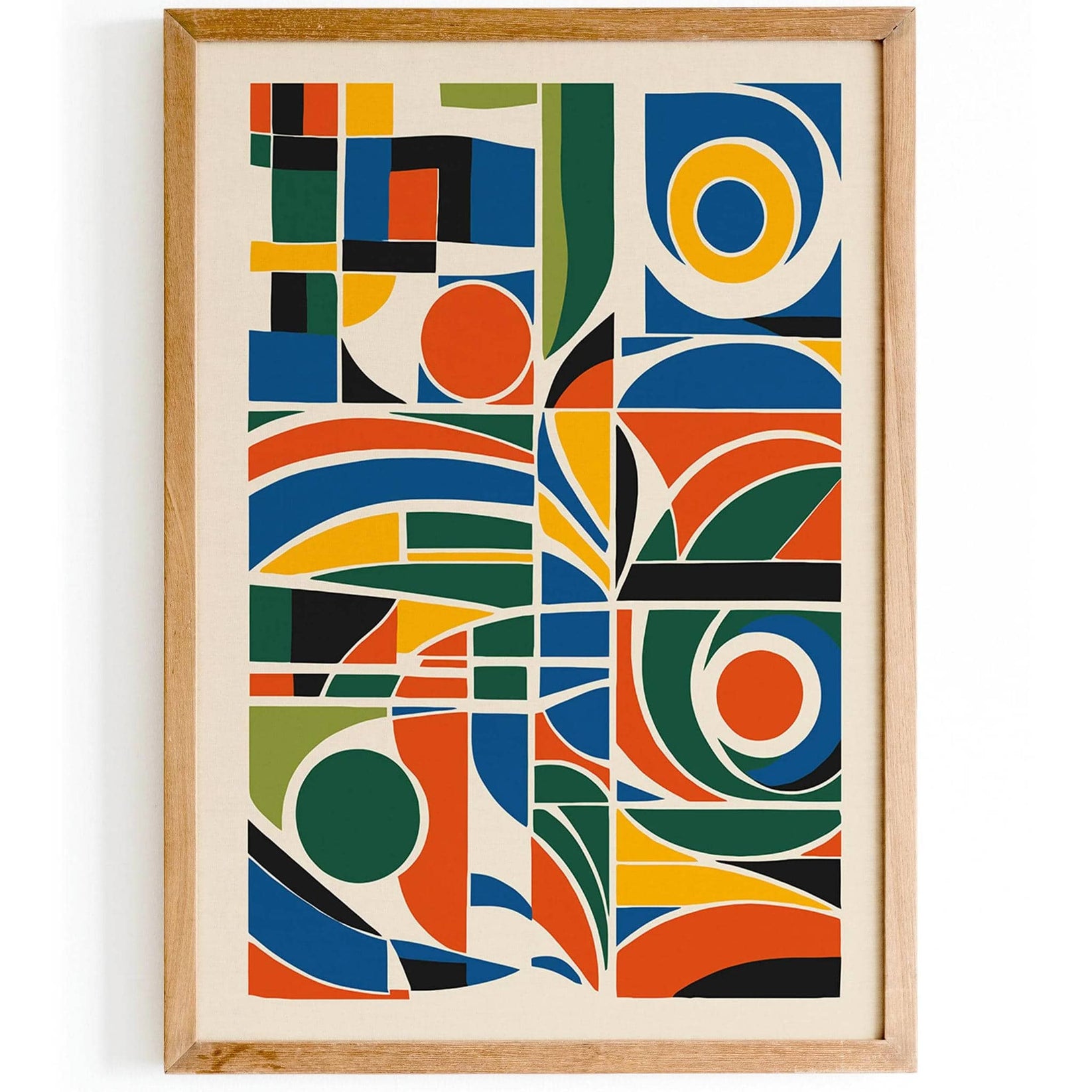 Colorful Mid Century Modern Poster – HypeSheriff