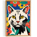 Colorful Cat in the Garden Wall Art – HypeSheriff