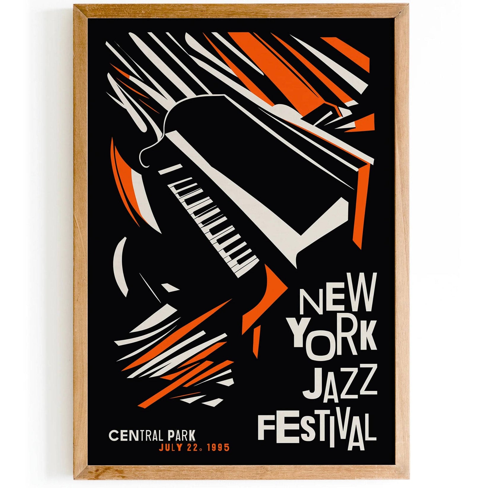 New York Jazz Festival 1995 Retro Poster – HypeSheriff