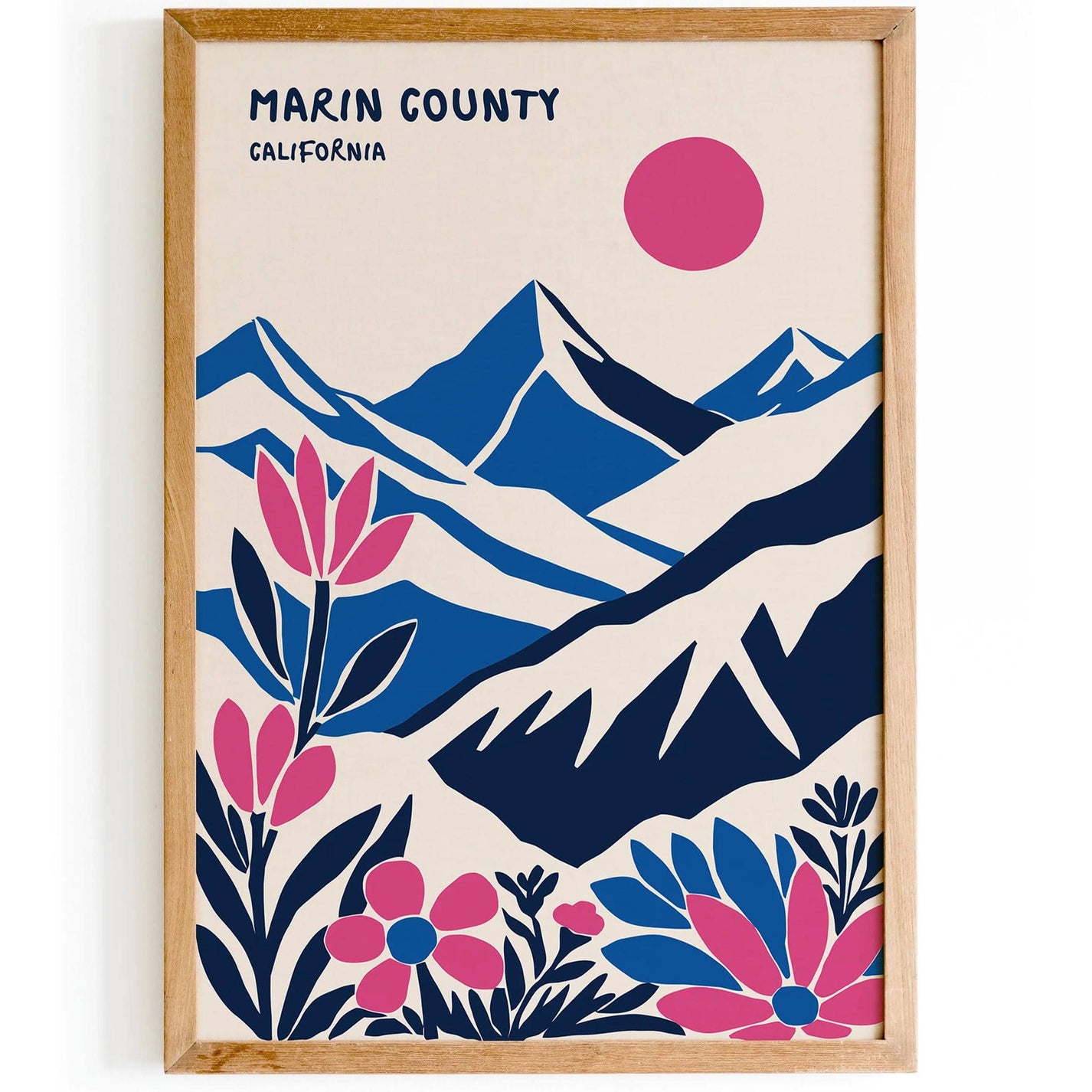 Marin County California Travel Poster – HypeSheriff
