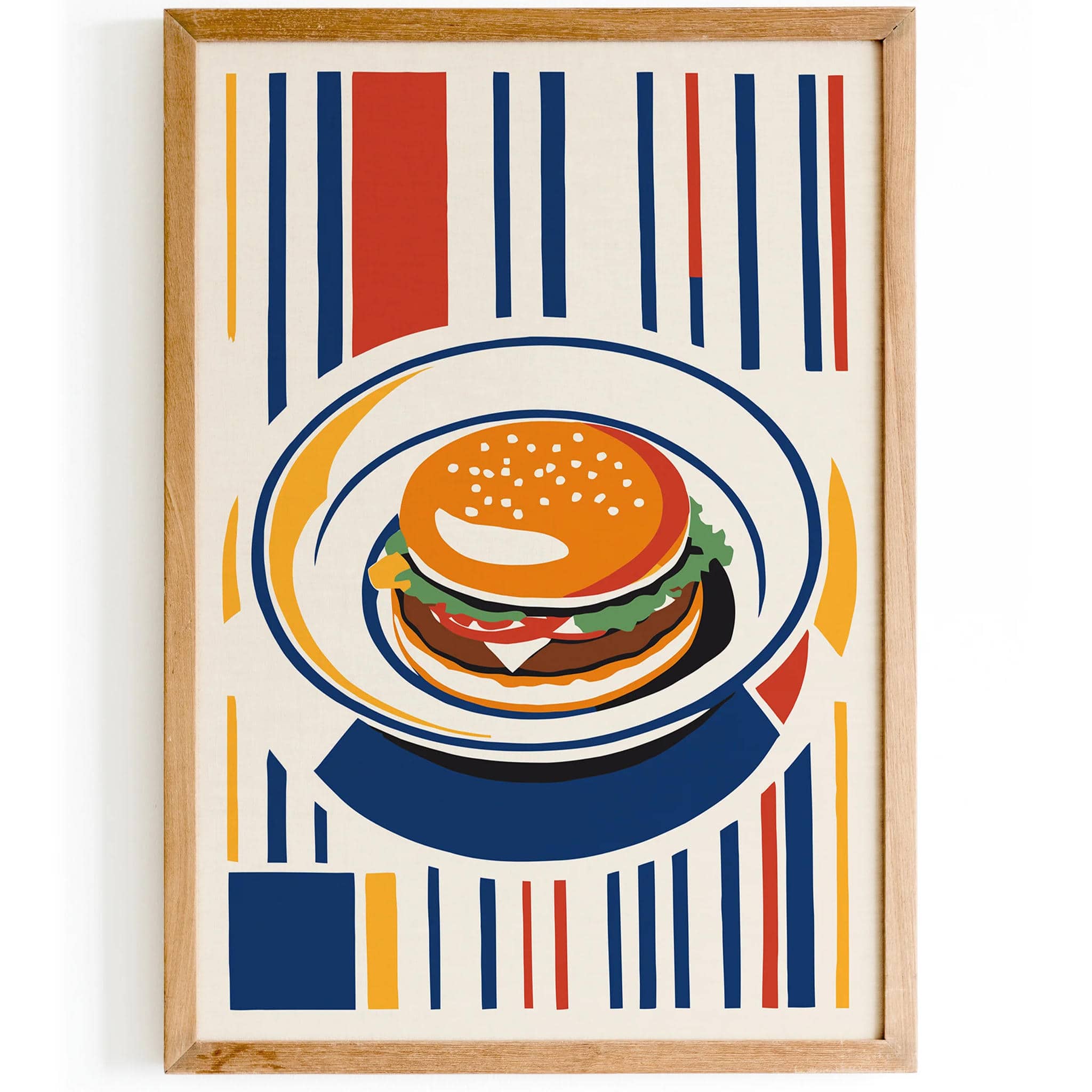 Retro Cheeseburger Poster – HypeSheriff