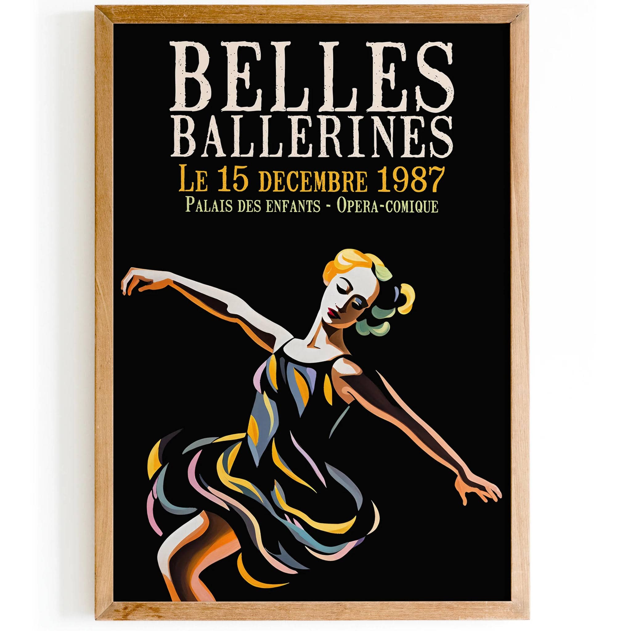 Belles Ballerines 1987 Ballet Advertising Poster – HypeSheriff