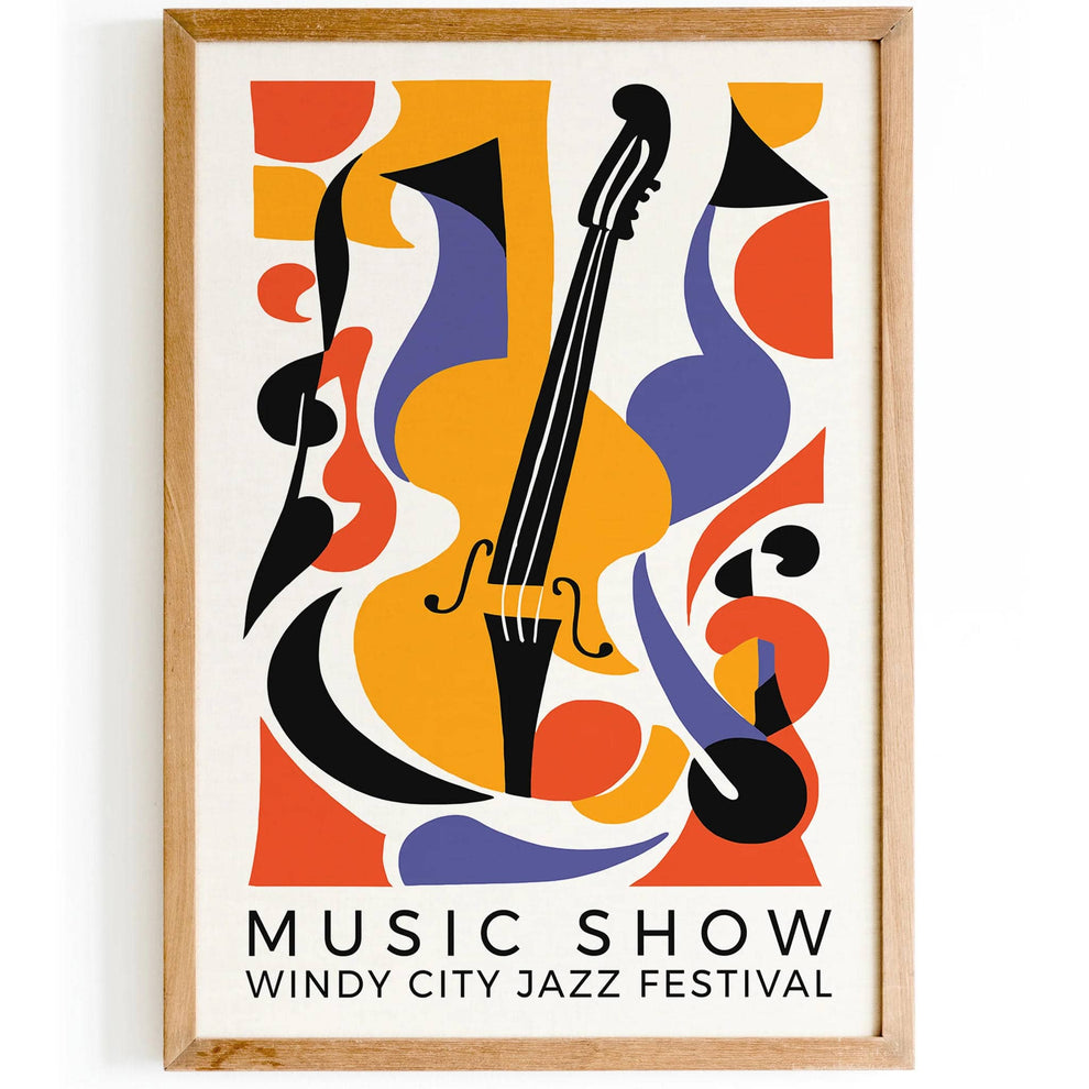 Windy City Jazz Festival Music Poster – HypeSheriff