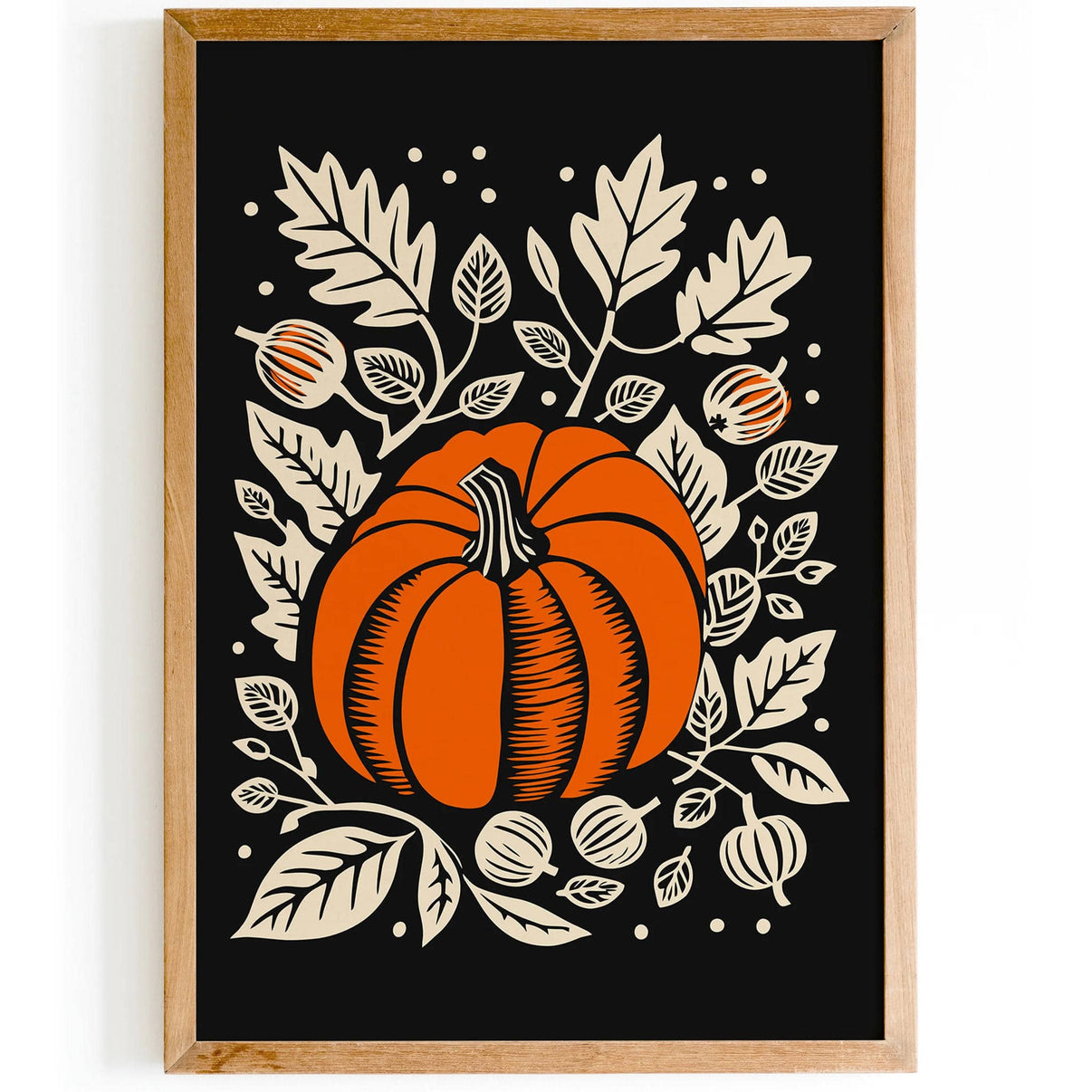 Black Fall Home Decor Art Print – HypeSheriff