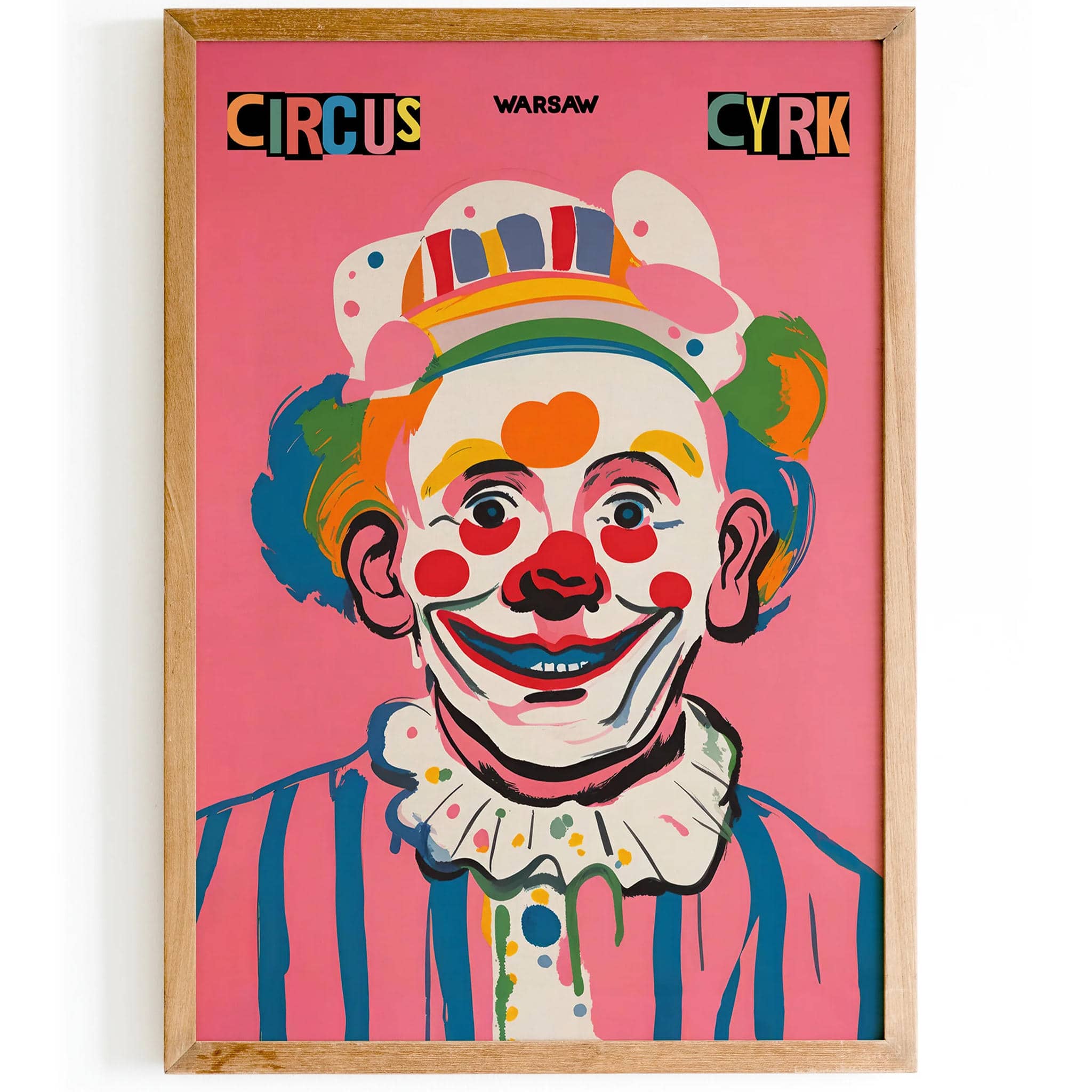 Polish Circus Vintage Cyrk Clown Poster – HypeSheriff
