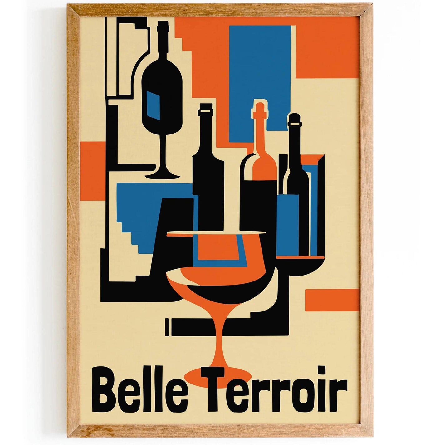 Belle Terroir French Wine Retro Poster – HypeSheriff