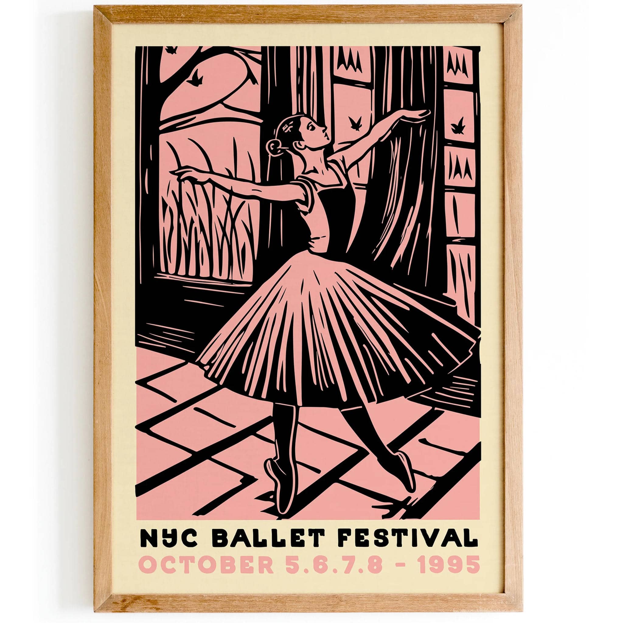 Retro Ballerina Poster Print - 1995 NYC – HypeSheriff