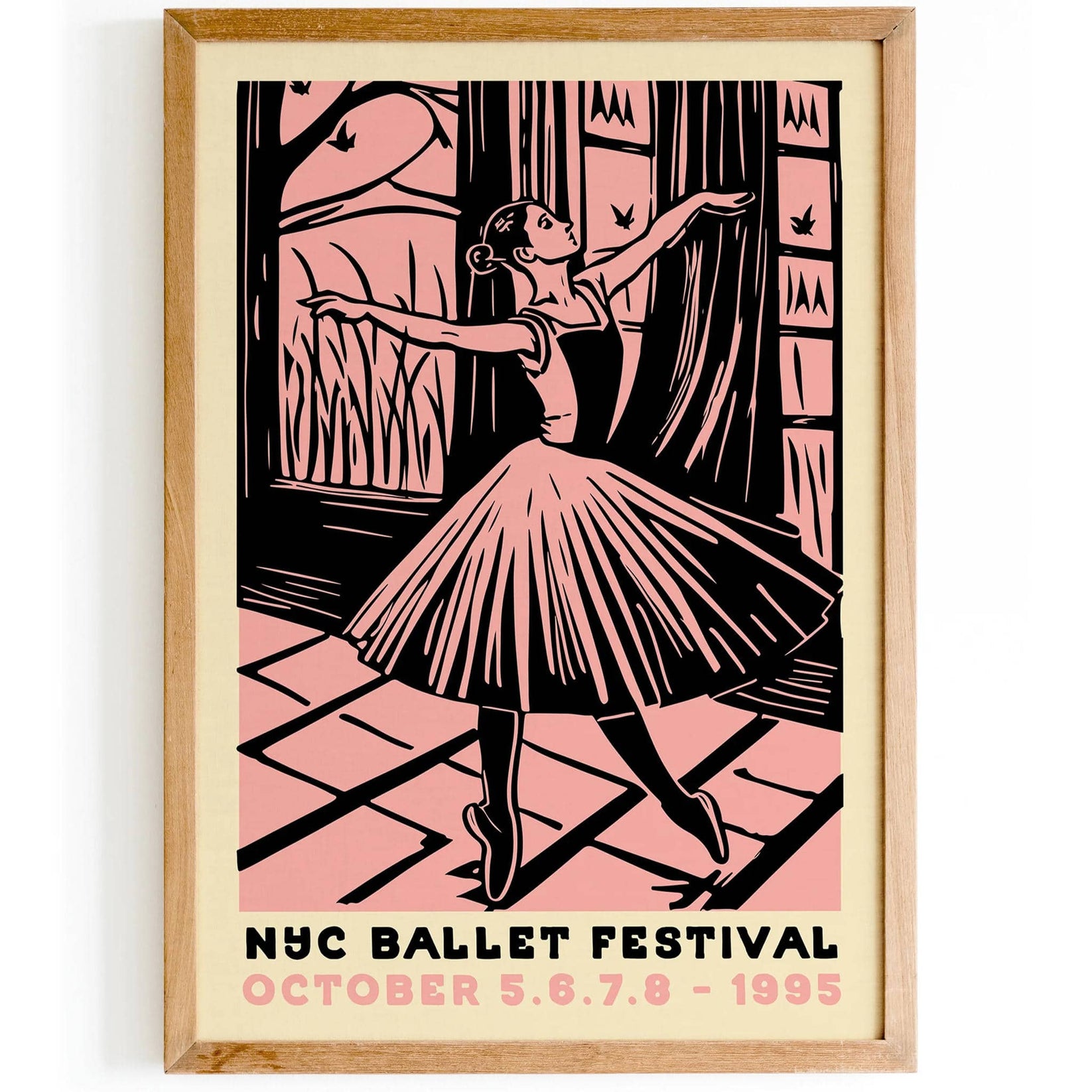 Retro Ballerina Poster Print - 1995 NYC – HypeSheriff