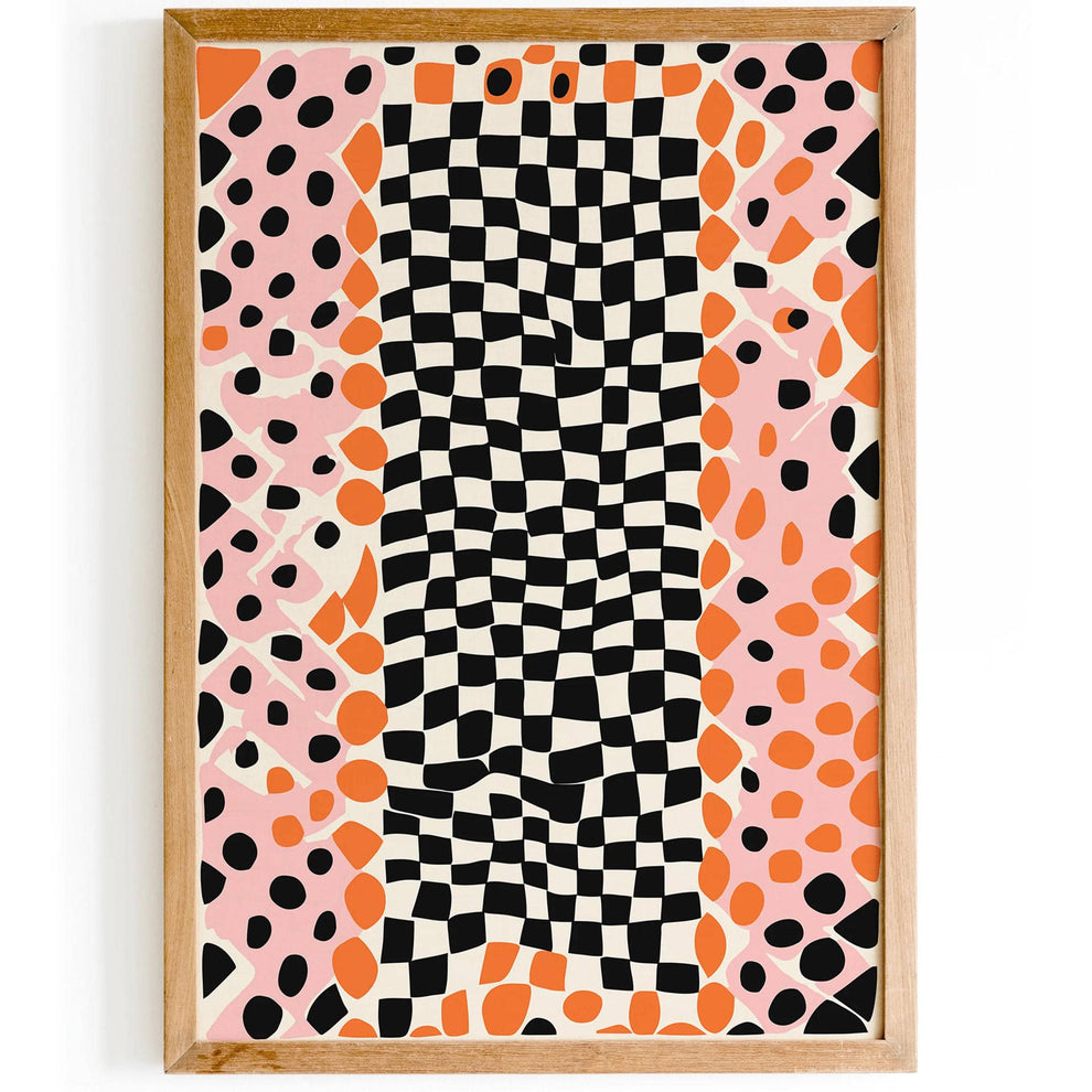 Mid Century Modern Pattern Art Print – HypeSheriff
