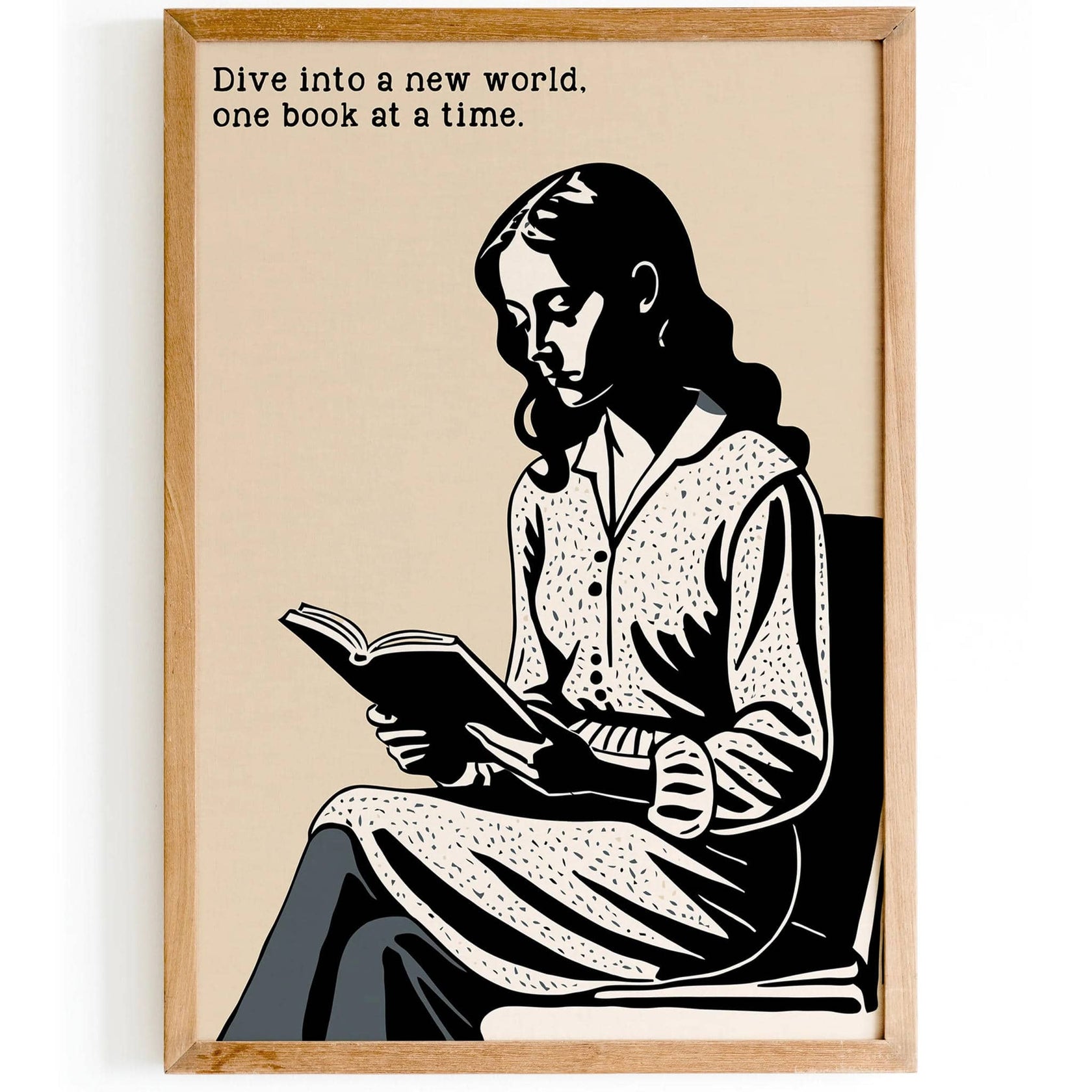 Retro Literary Poster – HypeSheriff