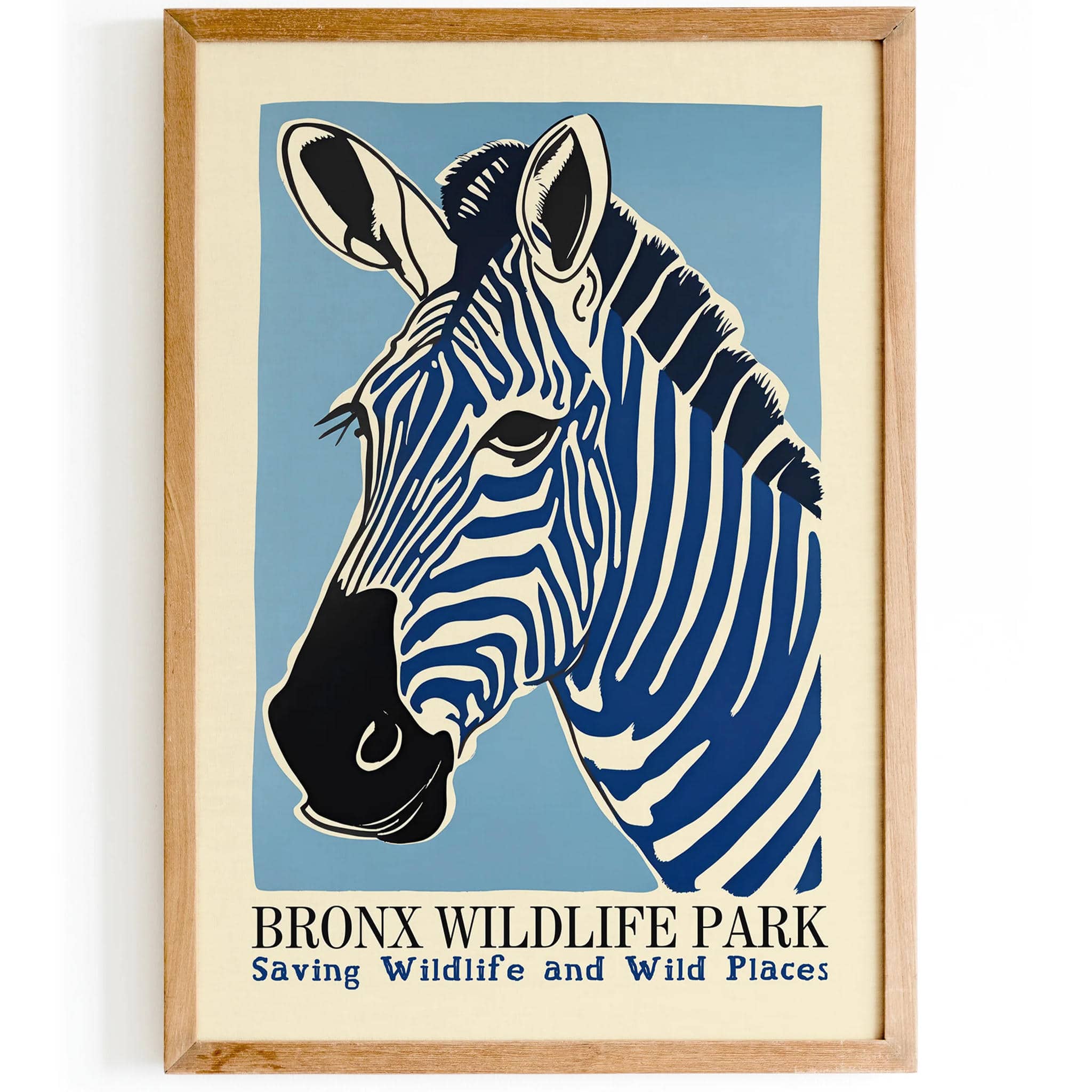 Bronx Zoo Vintage Zebra Poster – HypeSheriff