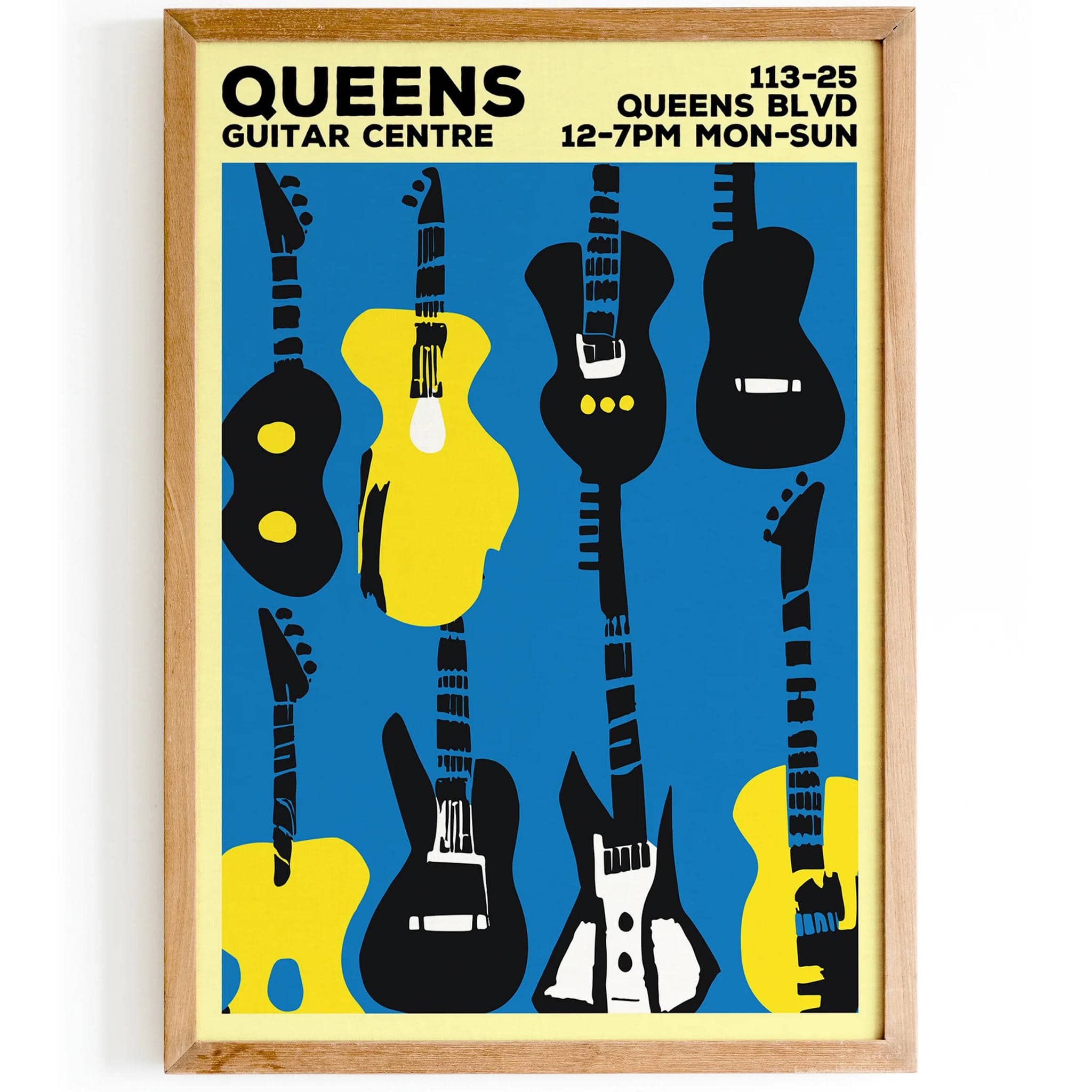 Queens Guitar Centre Music Store Poster – HypeSheriff