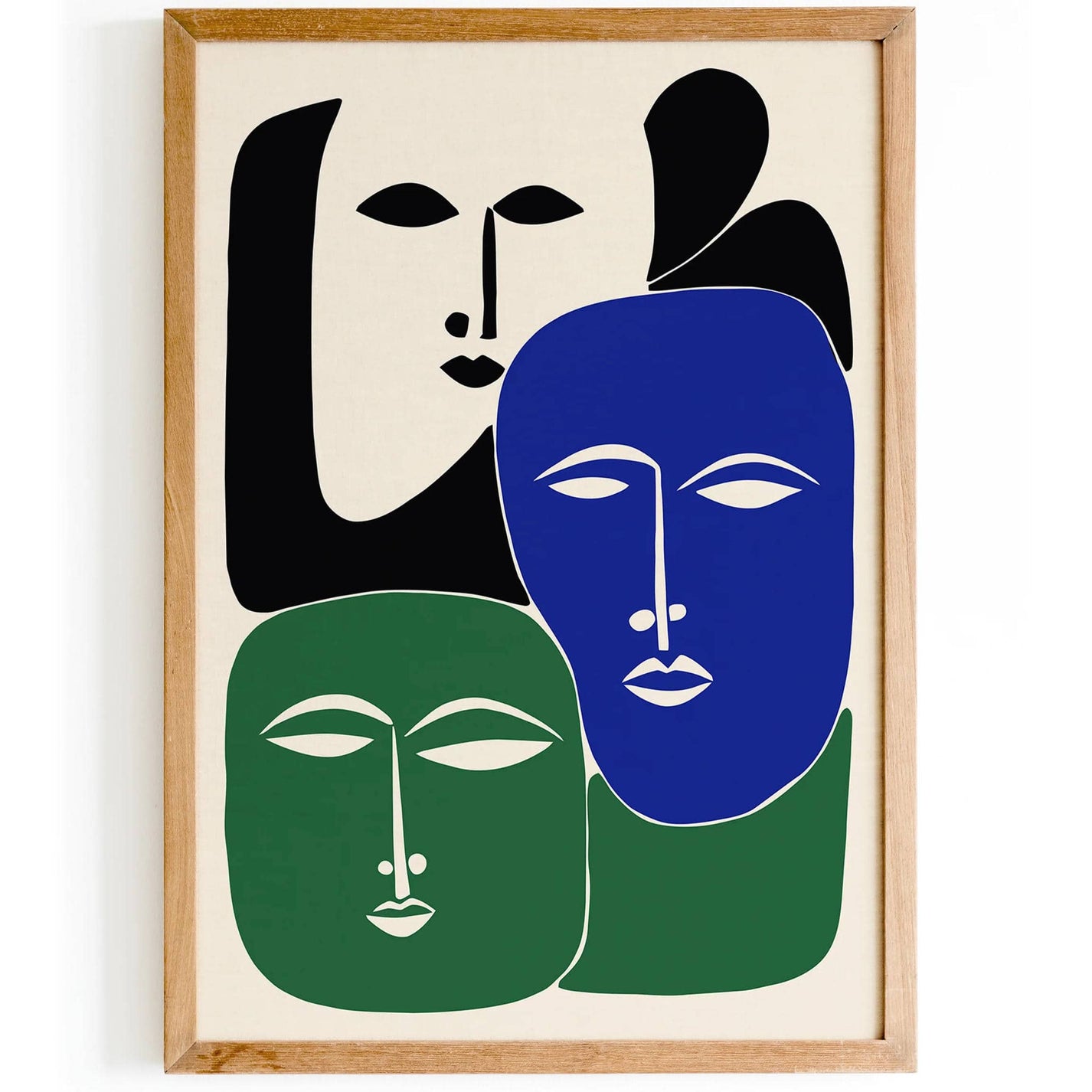 Modern Minimalist Faces Poster – HypeSheriff