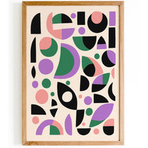Purple Mid Century Modern Poster Print – HypeSheriff
