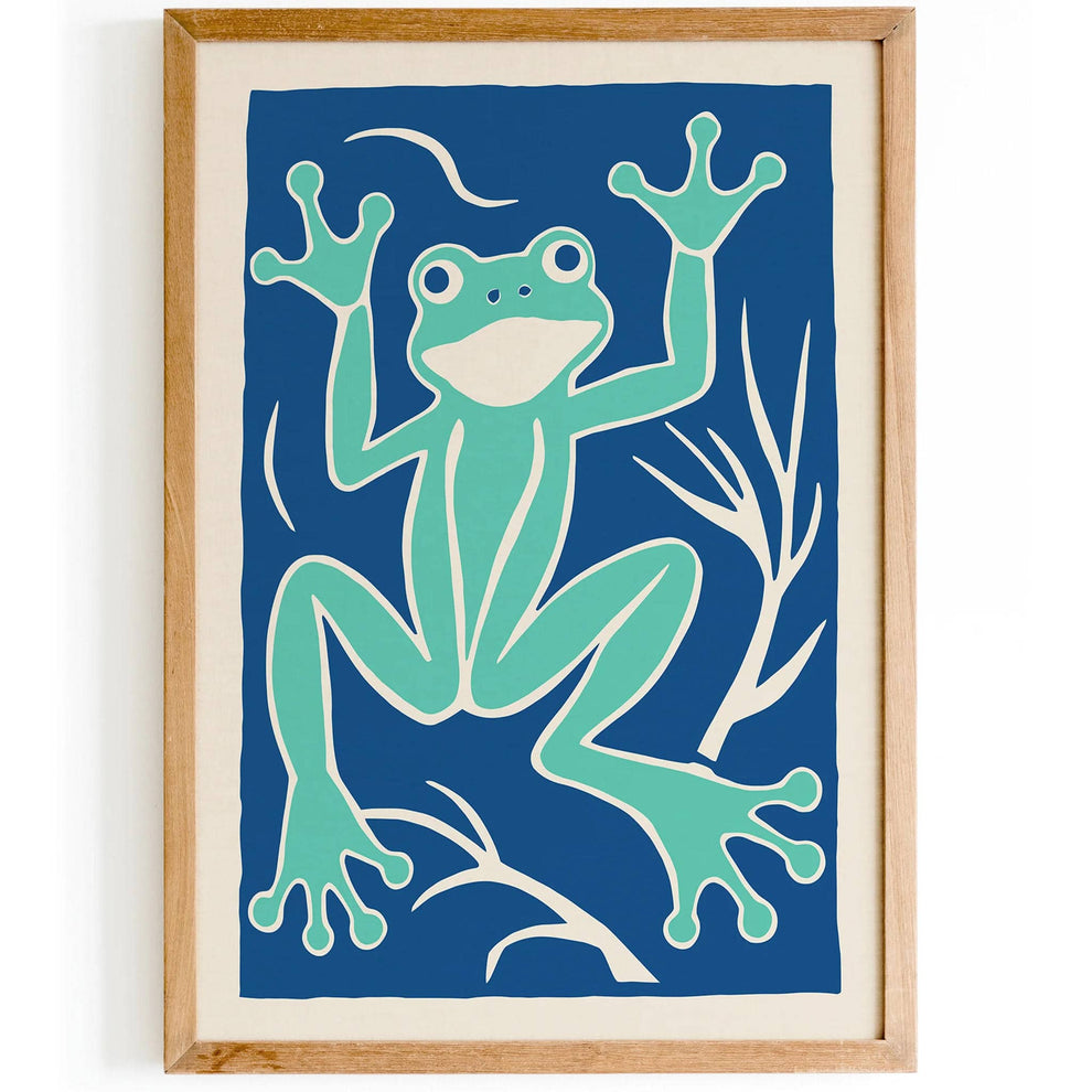 Funny Crazy Frog Art Print – HypeSheriff